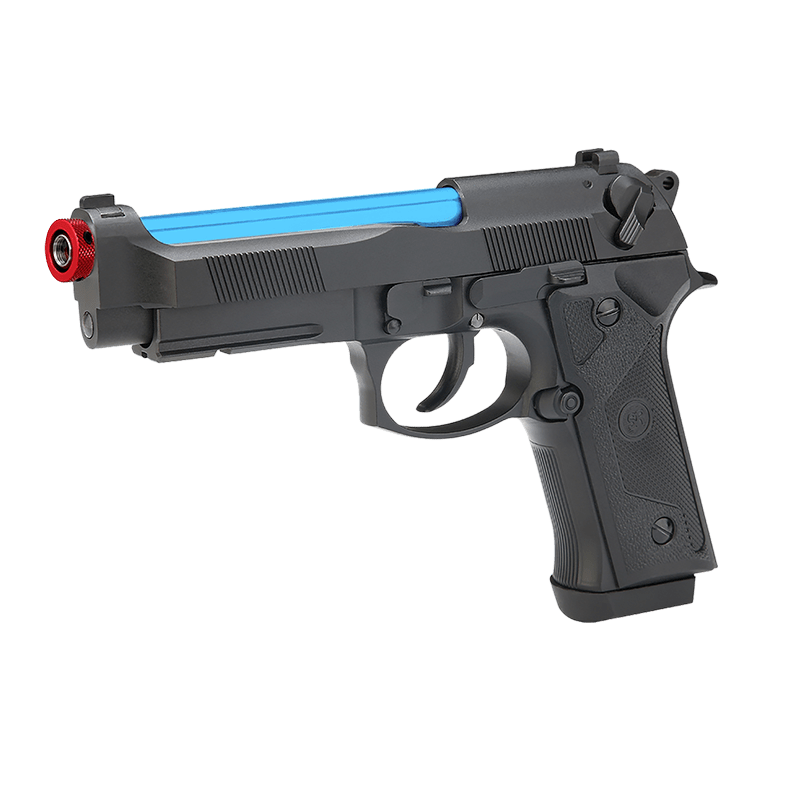 Trainingspistole mit Blowback | Laser Ammo M9 | Green Gas - IR Laser ...